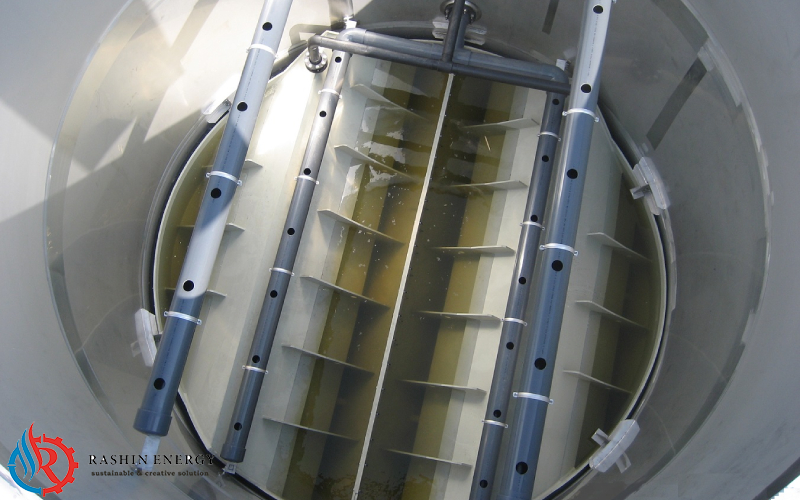 راکتور فیلتراسیون با کیک و جریان رو به بالا با بستر لجن USBF - تصفیه ...